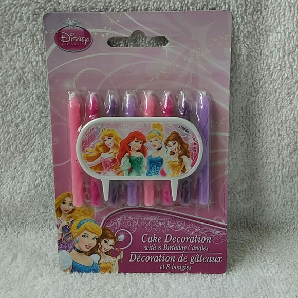 Disney | Accents | 3 For Disney Princess Candles | Poshmark